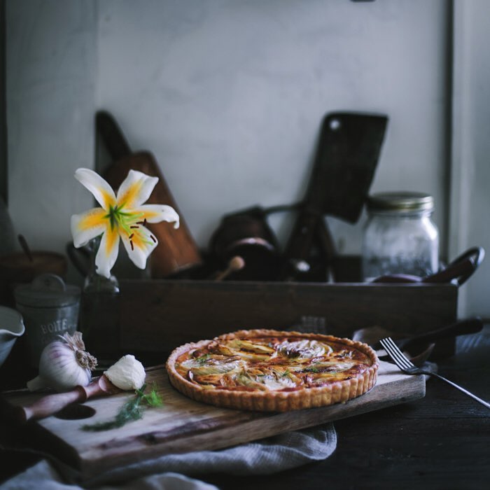 Caramelized Fennel & Goat Cheese Tart Recipe | The Feedfeed