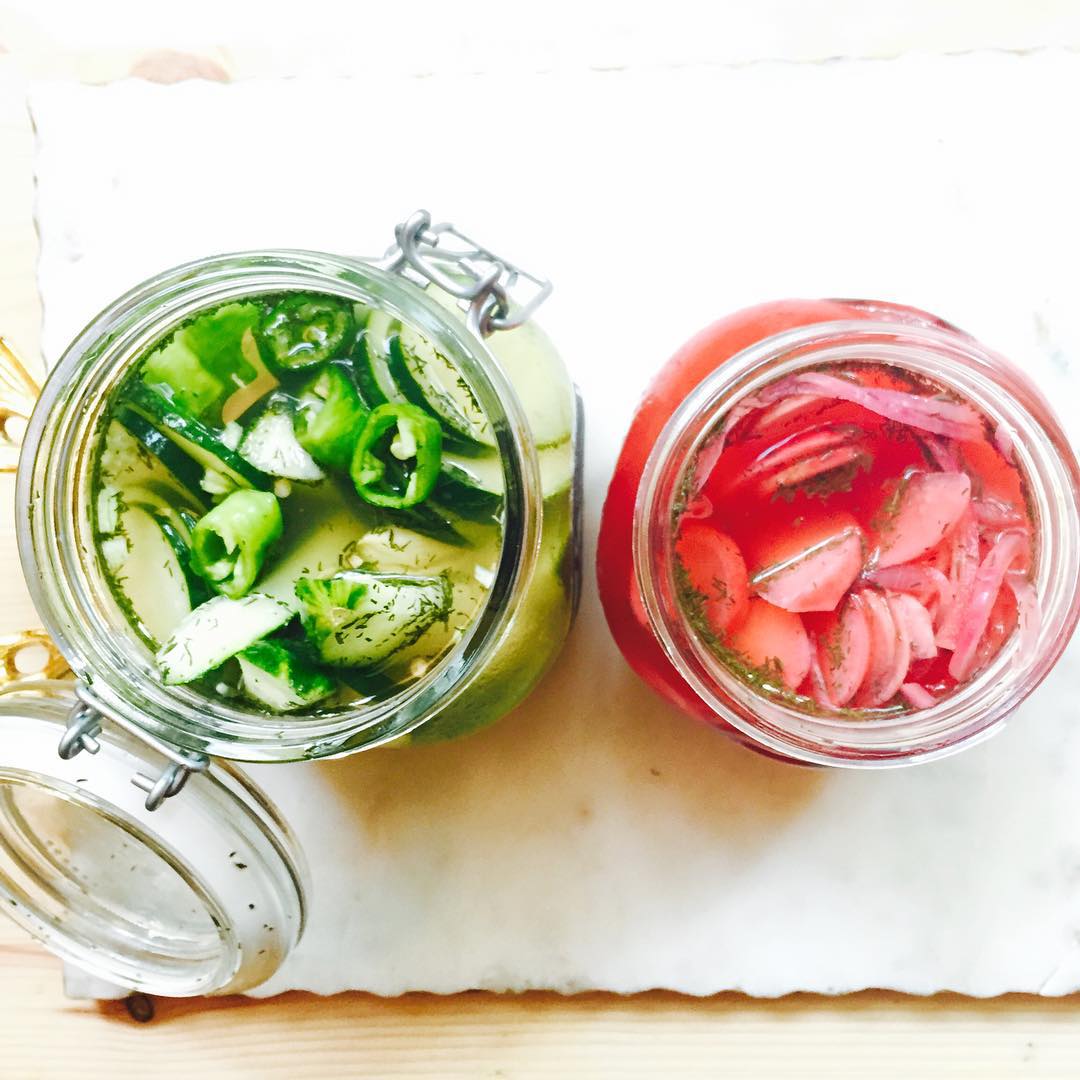 Quick Pickled Stems Recipe | The Feedfeed