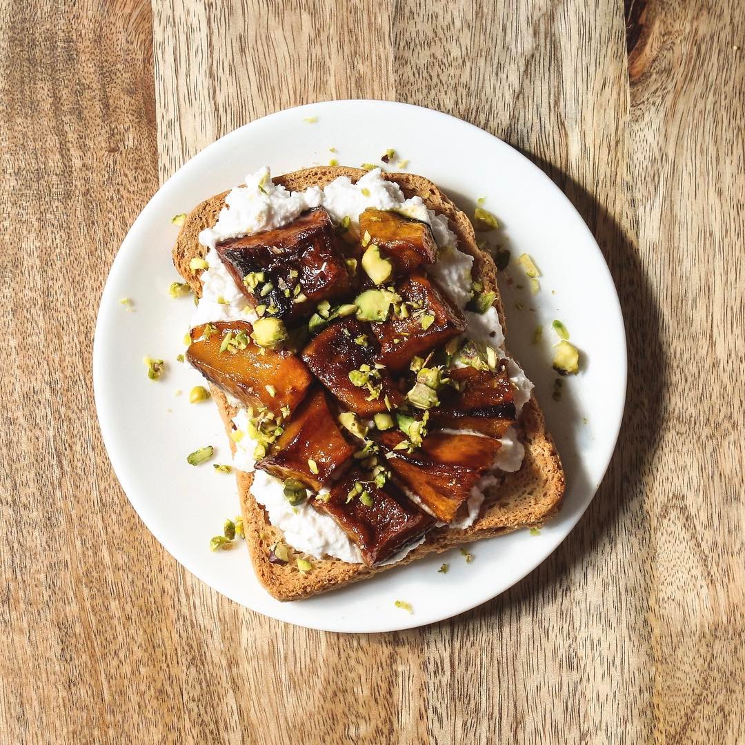 Caramelized Kabocha Squash Toast Recipe | The Feedfeed