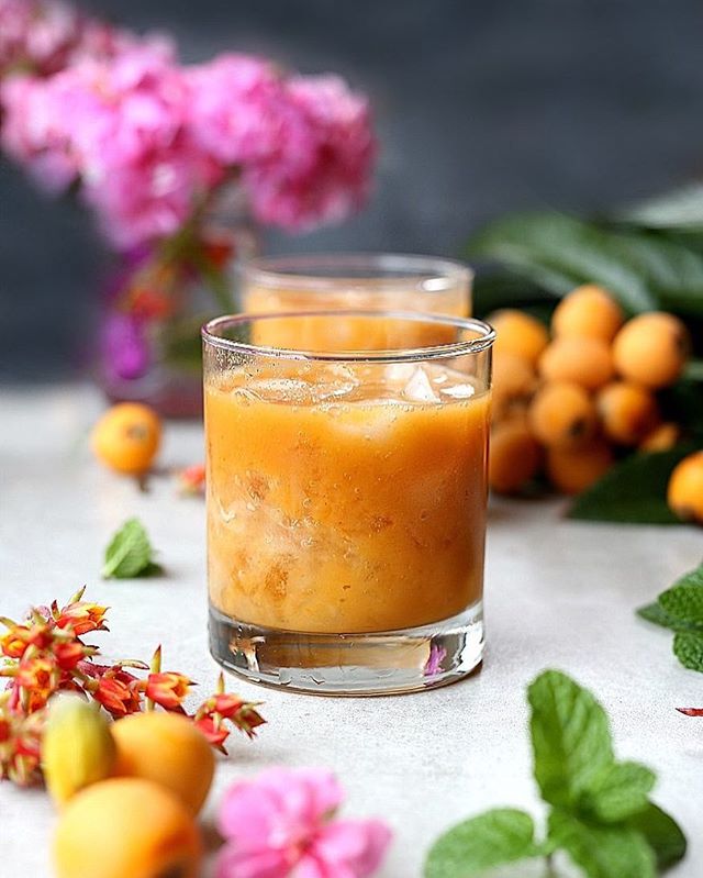 Seasonal Loquat Cocktail Recipe | The Feedfeed