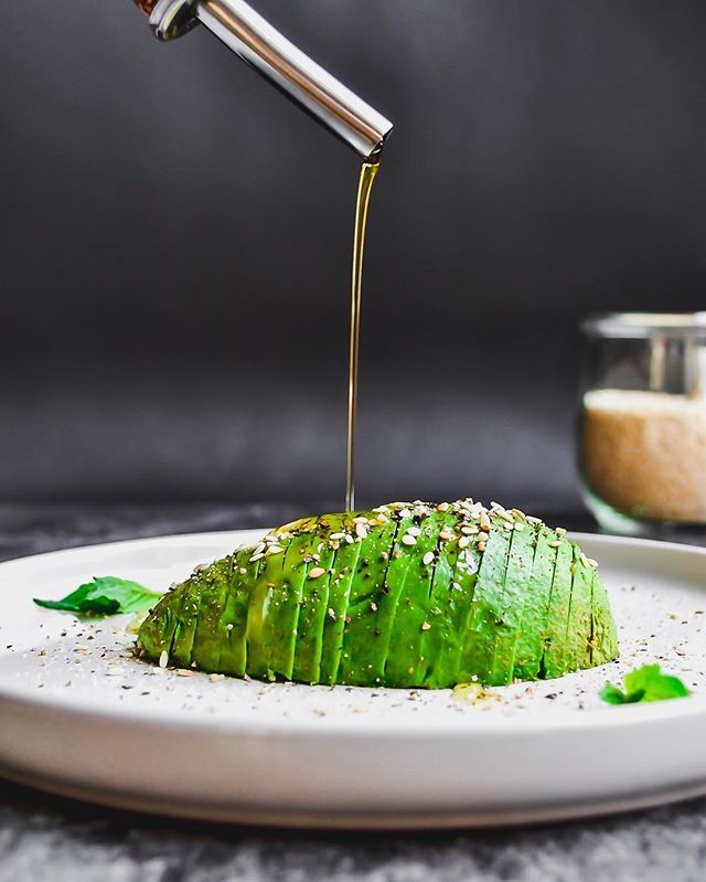 Sliced Avocado with Oil, Lemon, and Sesame Seeds Recipe | The Feedfeed