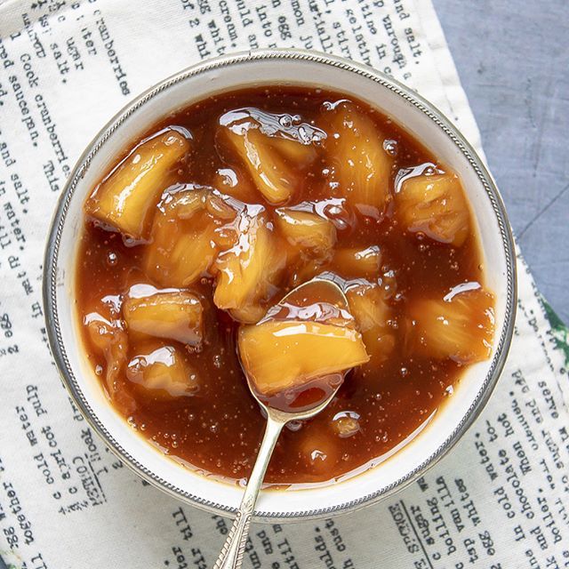 Easy Vanilla Pineapple Compote Recipe | The Feedfeed