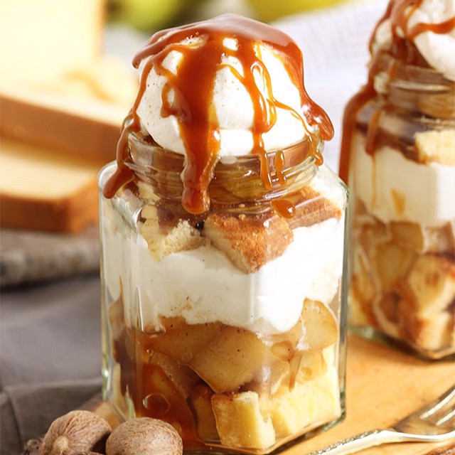 Spiced Pear Poundcake Trifle Recipe | The Feedfeed