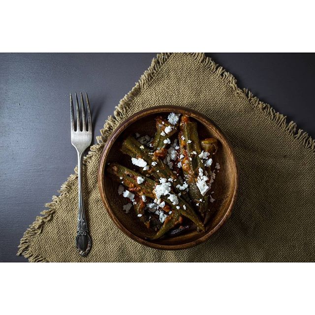 Braised Okra & Tomatoes Recipe | The Feedfeed