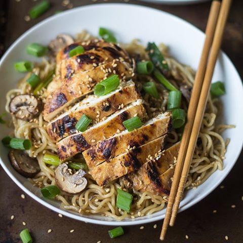 Easy Garlic Ginger Chicken With Sesame Noodles Recipe | The Feedfeed