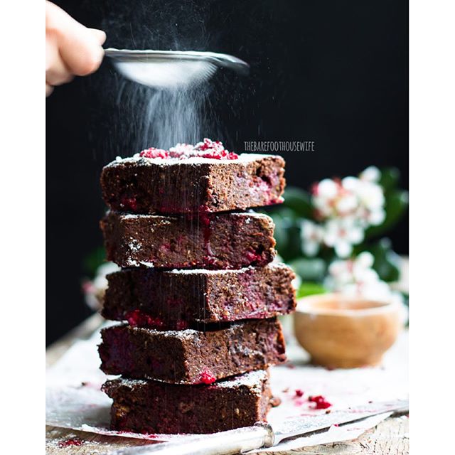 Raspberry And Dark Chocolate Chunk Brownies Recipe | The Feedfeed