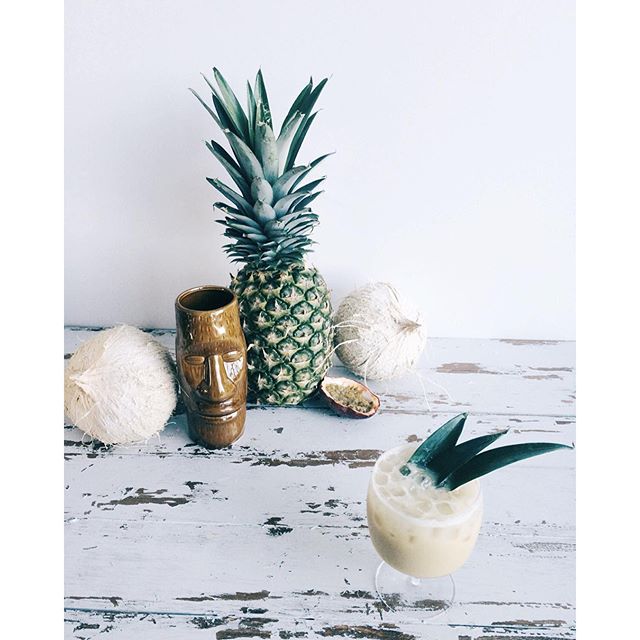 Piña Colada With Passion Fruit Syrup Recipe | The Feedfeed