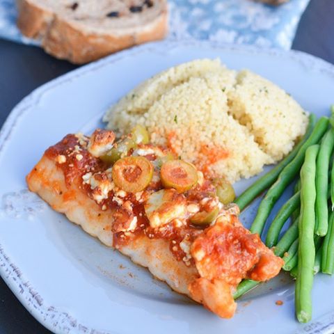 Baked Mediterranean Alaskan Cod Recipe | The Feedfeed