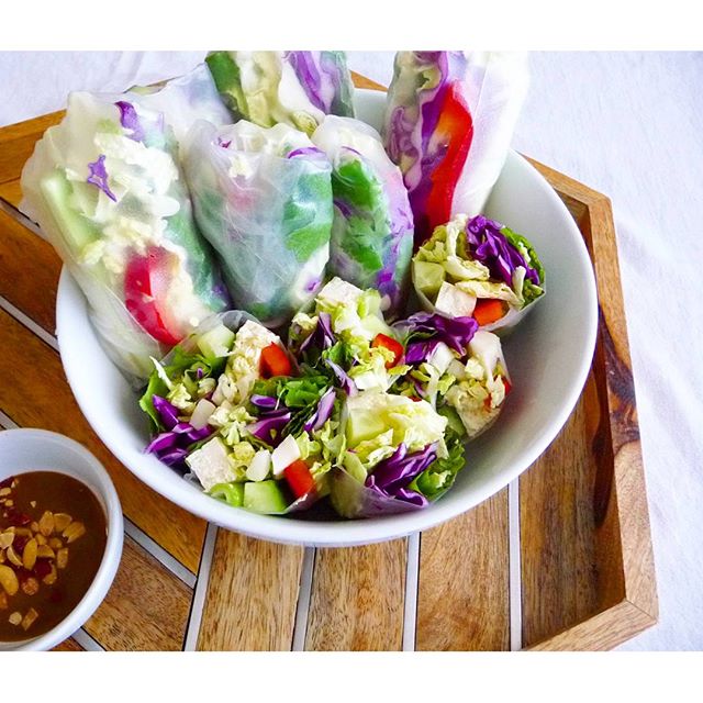 Raw Vegan Spring Rolls Recipe | The Feedfeed