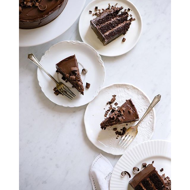 Dark Chocolate Ganache Cake Recipe | The Feedfeed