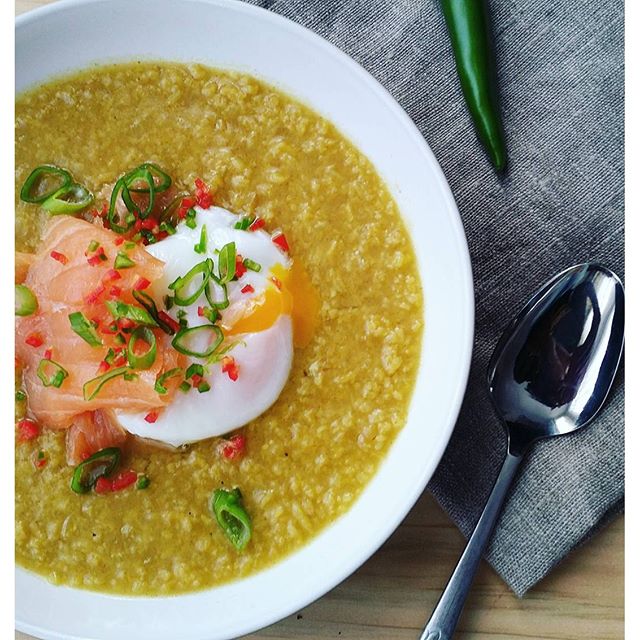 Curry Spiced Congee Recipe | The Feedfeed