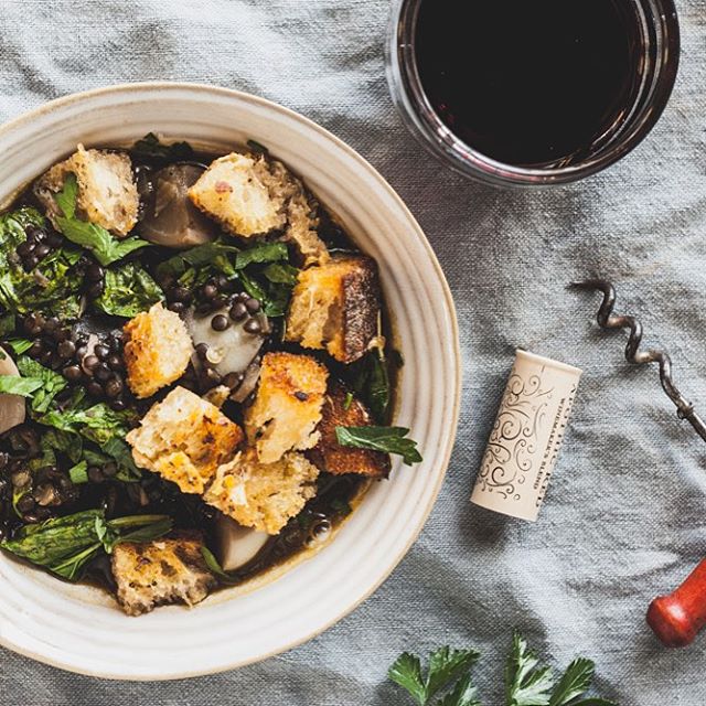 Rustic Turnip & Lentil Stew With Garlic-parmesan Herbed Croutons Recipe ...