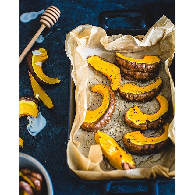 Roasted Black Futsu Squash With Coconut Cream Recipe | The Feedfeed