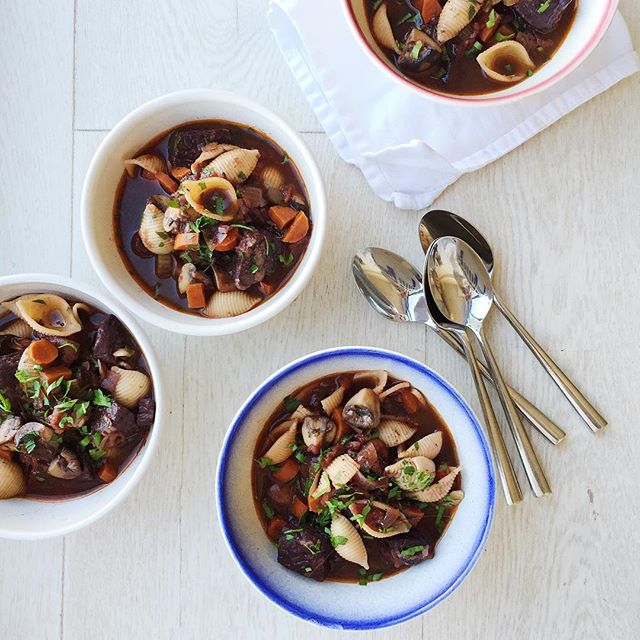 Hearty Beef Stew With Shells Recipe | The Feedfeed