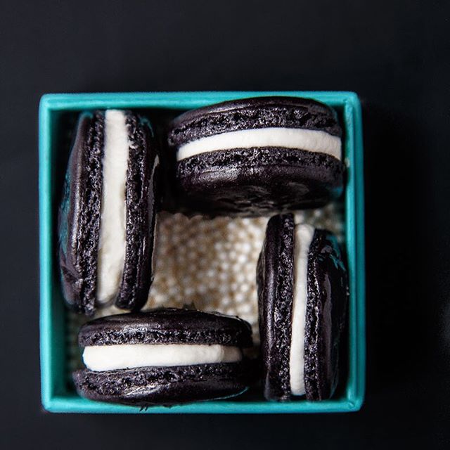 Spooky Black Halloween Macarons Recipe | The Feedfeed