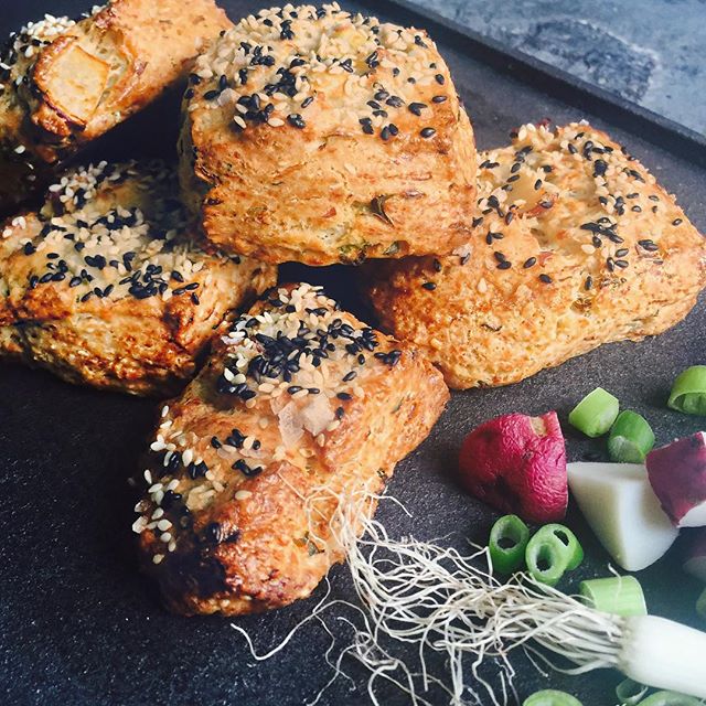 Potato & Parmesan Scones With Toasted Black Sesame Seeds Recipe | The ...