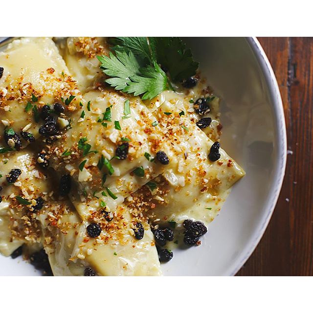 Curry Butternut Squash Ravioli With Champagne Cream Sauce Recipe | The ...