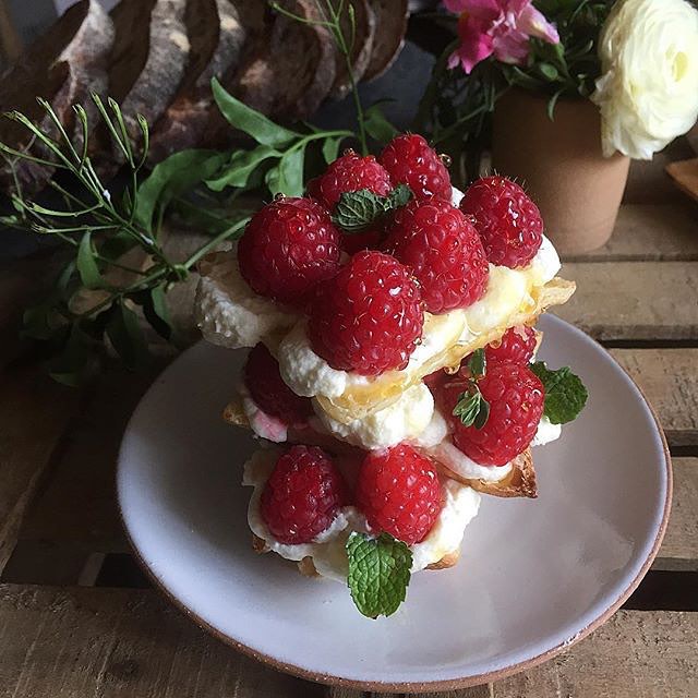 Fresh Raspberry Napoleons Recipe | The Feedfeed