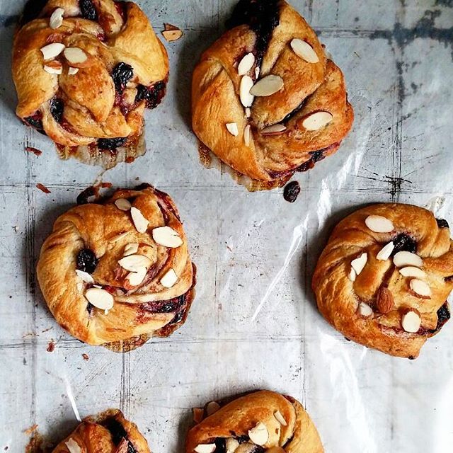 Berry Stuffed Croissant Pinwheels Recipe | The Feedfeed