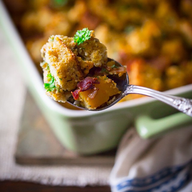 Bacon & Butternut Squash Stuffing Recipe | The Feedfeed