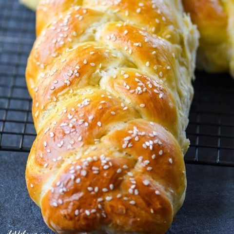 Sesame Seed Braided Challah Recipe | The Feedfeed