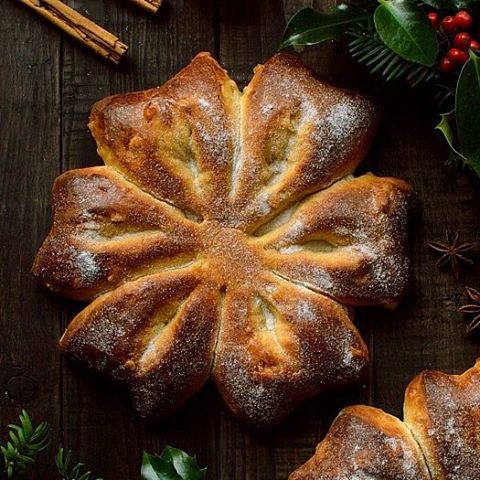 Orange And Star Anise Snowflake Breads Recipe | The Feedfeed