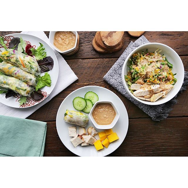 Mango Veggie Spring Rolls Recipe | The Feedfeed