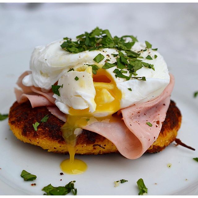 Spaghetti Squash Rosti Eggs Benedict Recipe | The Feedfeed