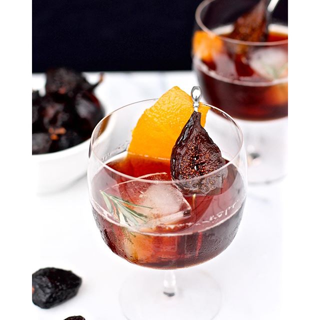 Port Poached Fig & Espresso Digestif Recipe | The Feedfeed