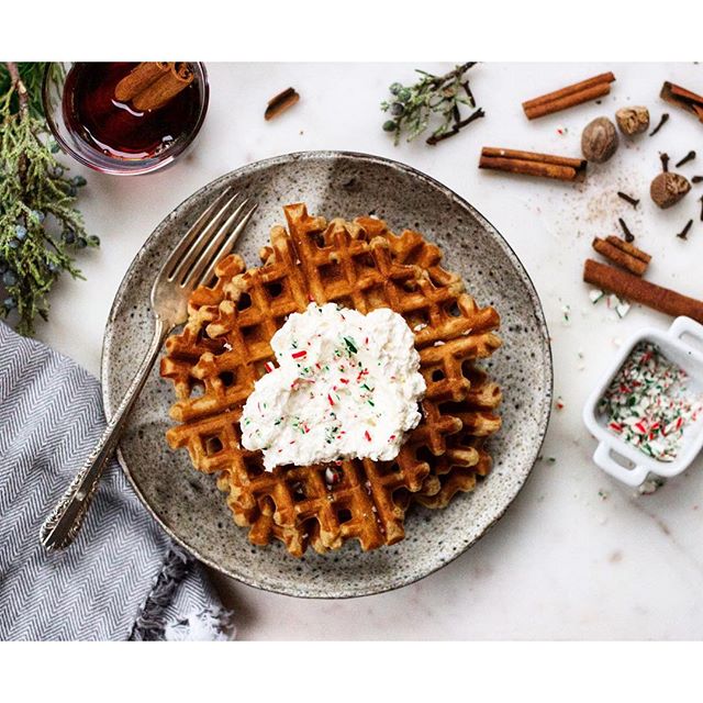 Gingerbread Waffles Recipe | The Feedfeed