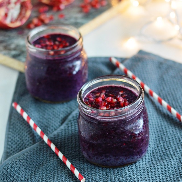 Vanilla Chia Seed Pudding With Mixed Berries & Agave Recipe | The Feedfeed