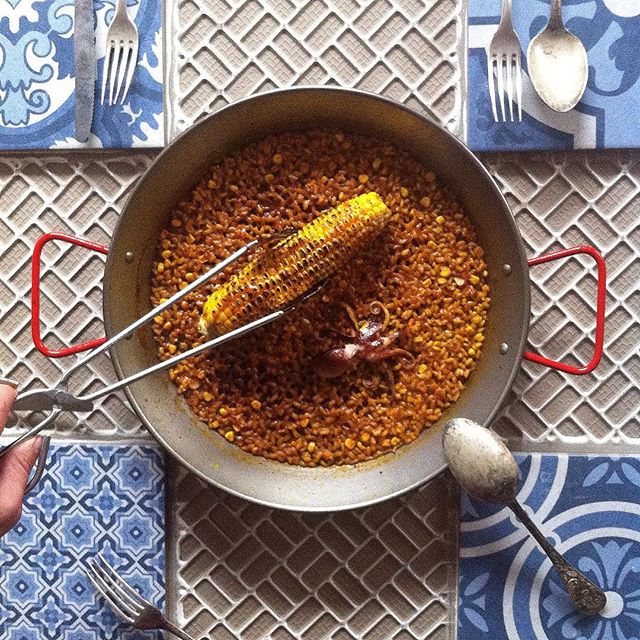 Octopus Paella With Rice Recipe | The Feedfeed