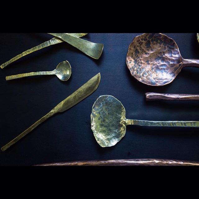 Brass And Copper Serving Spoons Recipe | The Feedfeed