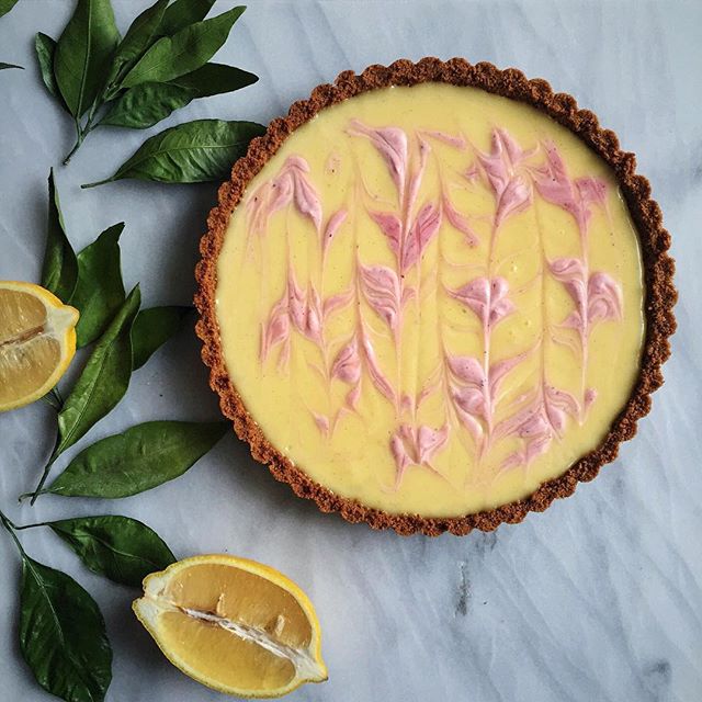 Lemon Vanilla Bean Creme Fraîche Tart Recipe | The Feedfeed