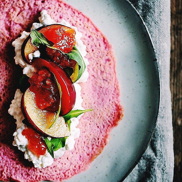 Beetroot Crepes Recipe | The Feedfeed