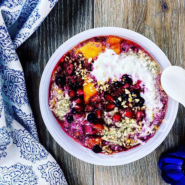 Berry Mint Bircher Recipe | The Feedfeed