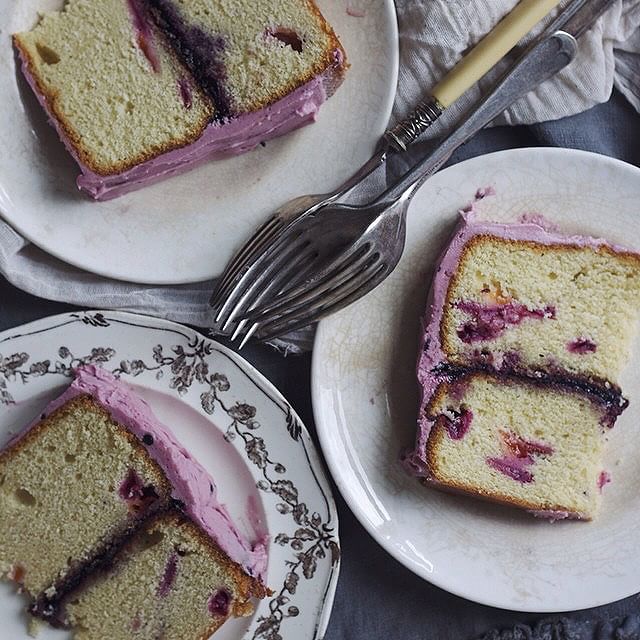 Plum + Black Currant + Cassis} Madeira Cake Recipe | The Feedfeed