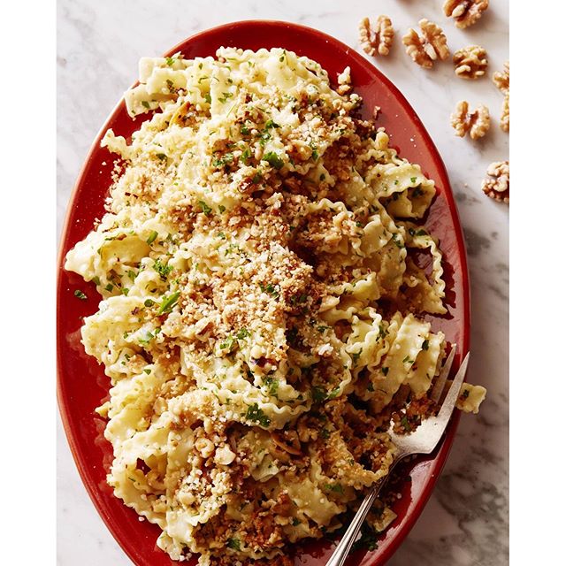 Walnut Pasta by whatsgabycookin | Quick & Easy Recipe | The Feedfeed