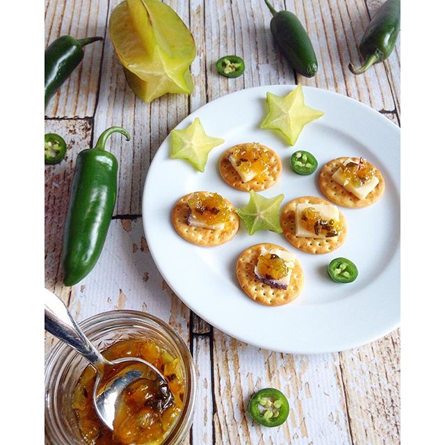 Star Fruit And Jalapeño Jam With A Hint Of Lemon Recipe | The Feedfeed