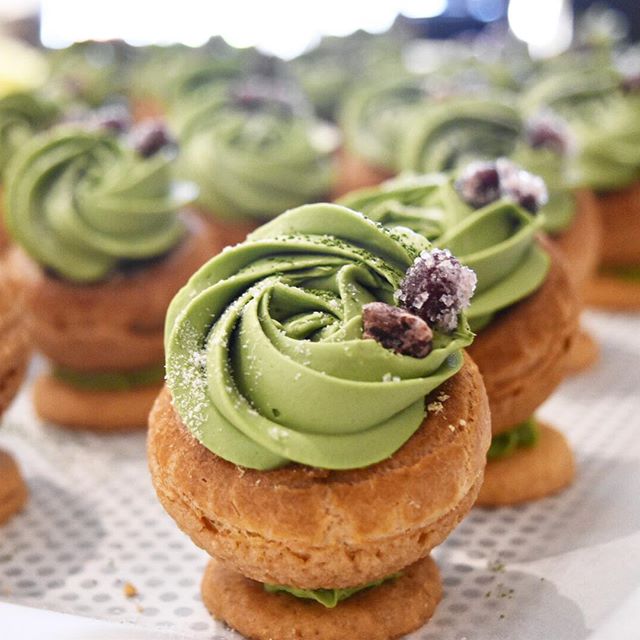 Matcha Chouchou Recipe | The Feedfeed