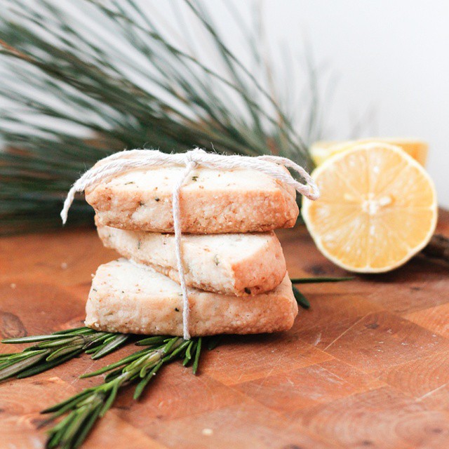 Lemon Rosemary Shortbread Cookies Recipe | The Feedfeed