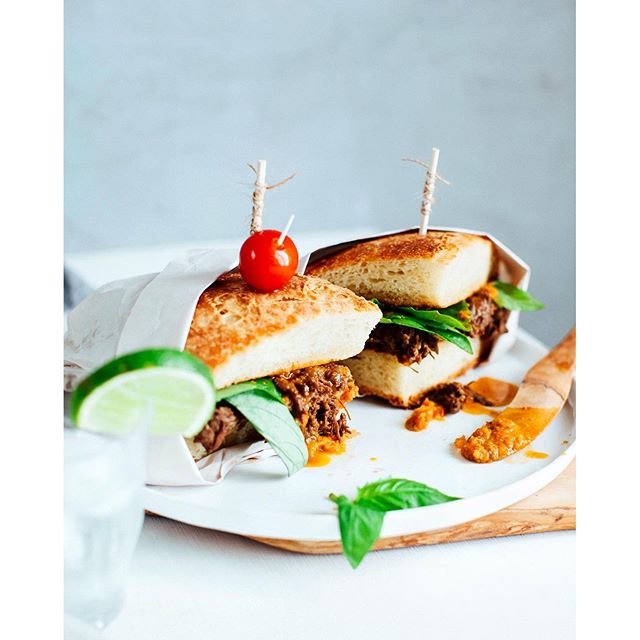 Braised Beef Short Rib Sandwich Recipe | The Feedfeed