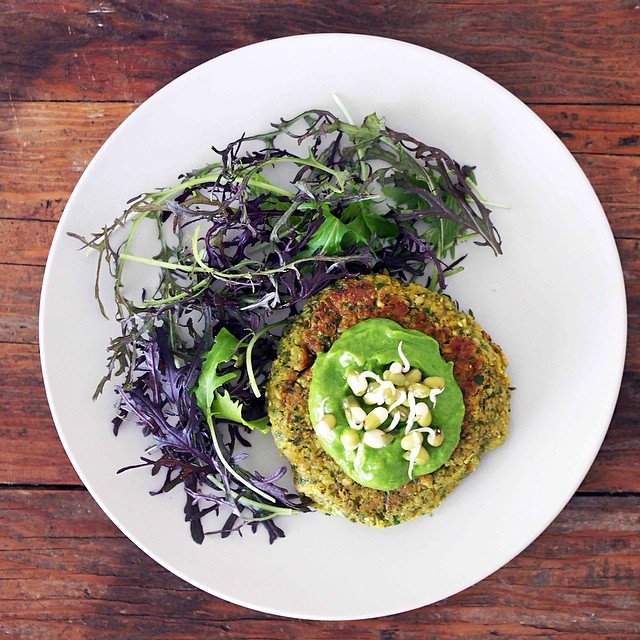 Spring Mung Bean Cakes With Cilantro Cream Recipe | The Feedfeed