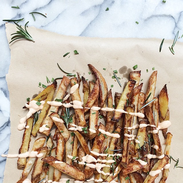 Oven Baked Herby Fries Recipe | The Feedfeed