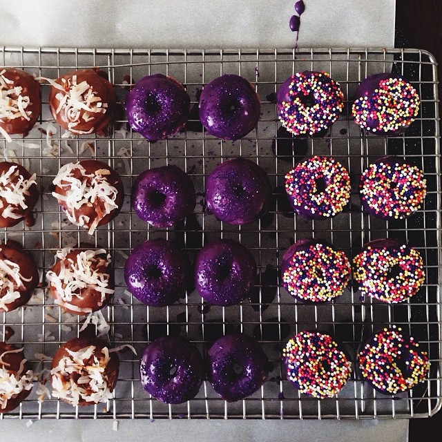 Mini Ube Donuts Recipe | The Feedfeed