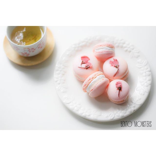Sakura Macarons Recipe | The Feedfeed