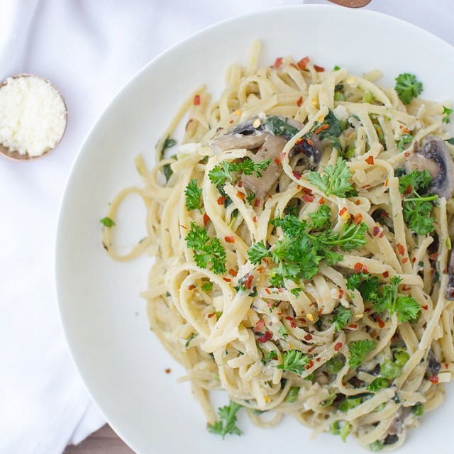 One-pot Vegetable Linguine Recipe | The Feedfeed