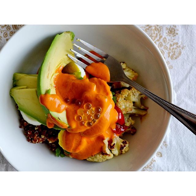 Quinoa Bowls And Walnut Romesco Recipe | The Feedfeed