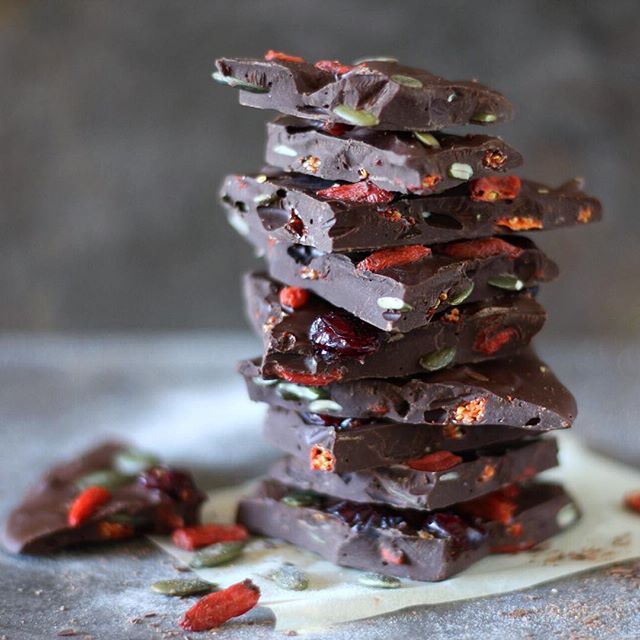 Homemade Superfood Chocolate Bark Recipe | The Feedfeed