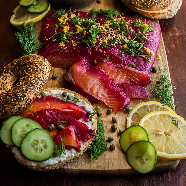 Beet Cured Lox Recipe | The Feedfeed